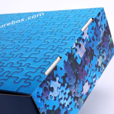 China Caixa de correio personalizada com logotipo personalizado, puzzles impressos, com laminação brilhante à venda