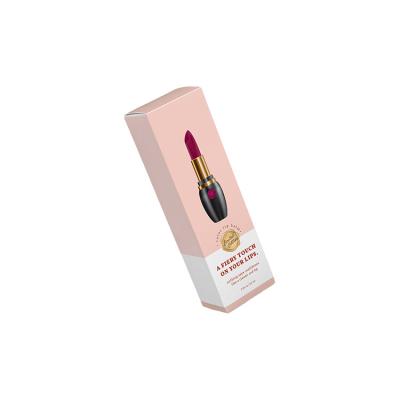 China Custom Size Accepted Lipstick Lip Gloss Paper Box for Eco-friendly Cosmetic Packaging for sale