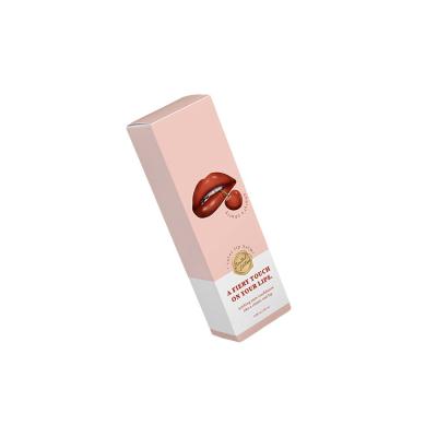 China Custom Size Accepted Lipstick Lip Gloss Paper Box for Eco-friendly Cosmetic Packaging for sale