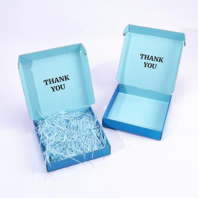 China Retail Stand Box Folders Durable Corrugated Paper Packaging Box with Shredded Paper for sale