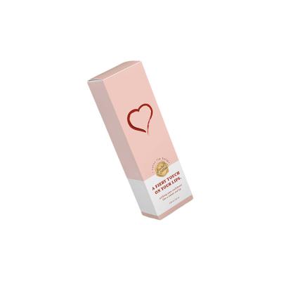 China Custom Size Accepted Lipstick Lip Gloss Paper Box for Eco-friendly Cosmetic Packaging for sale