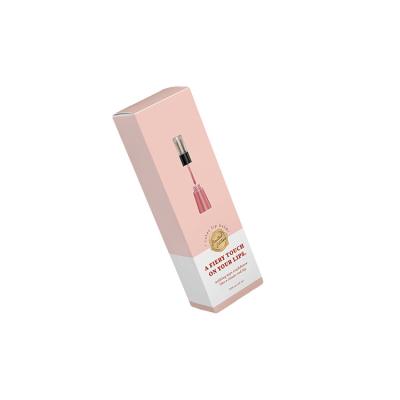 China Custom Size Accepted Lipstick Lip Gloss Paper Box for Eco-friendly Cosmetic Packaging for sale