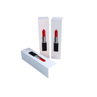 China Custom Order Colorful Tuck End Cardboard Empty Cosmetics Lipstick Packaging Boxes For Lipstick Tube Container for sale