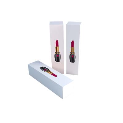 China Custom Order Colorful Tuck End Cardboard Empty Cosmetics Lipstick Packaging Boxes For Lipstick Tube Container for sale