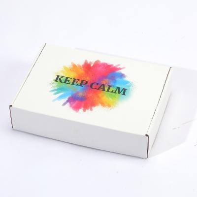 China Customized Shoe Shipping Box White Flat Mailing Box With Logo for Packaging Solution for sale