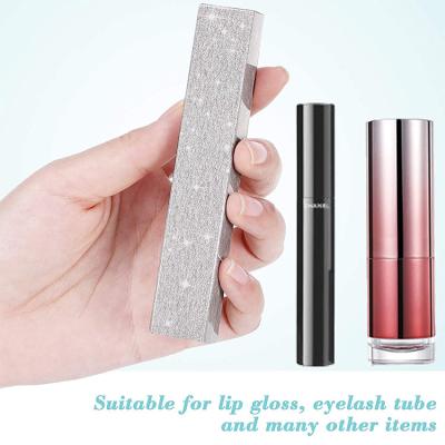 China Custom Size Accepted Shiny Paper Cosmetic Lip Stick Lip Gloss Packaging Box For Lipstick for sale