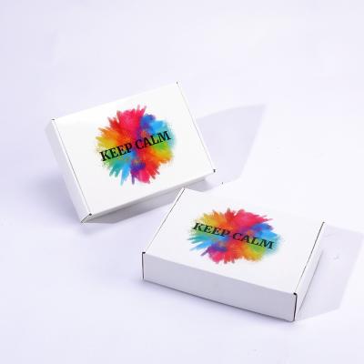 China Customized Shoe Shipping Box White Flat Mailing Box With Logo for Packaging Solution for sale
