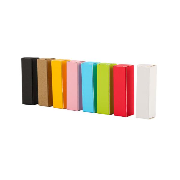 Quality Custom Printed Cosmetic Lipstick Bottle Tube Rectangle Colorful Lip Gloss for sale