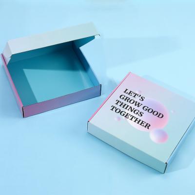 China Custom Colored Mailer Box for Durable Apparel Packaging Logo Printed and Durable Design for sale