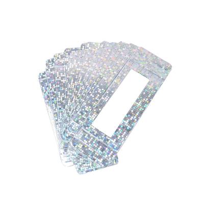China Self Erecting Boxes Customized Die Cut Shiny Empty Paper Lash False Eyelash Packaging Box for sale