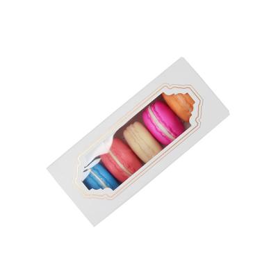 China CMYK Custom Food Paper Cardboard Packing Bakery Cake Chocolate Box With Window for sale