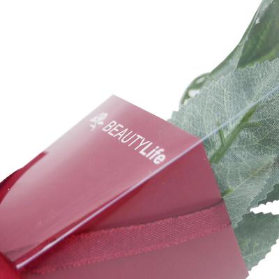 China Custom Logo Simple Portable Long Stem Roses Box Custom Foldable Flower Gift Box for sale
