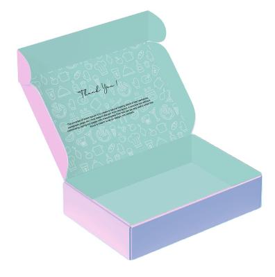 China Self Erecting Cosmetic Gift Box Packaging Cardboard Paper Mailer Box for sale