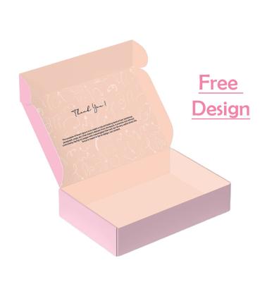 China Custom Logo Printed Cardboard Shipping Boxes for Gift Cloth Packing in Various Sizes for sale