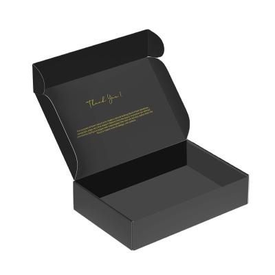Wellpappe Umweltschutzfreundlich CMYK Custom Gold Logo Druck Postversand Mailer Box