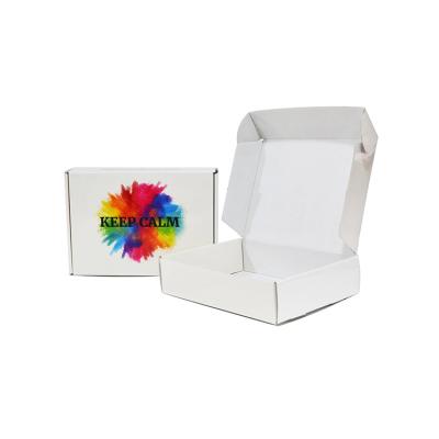 China Corrugated Board Custom Logo Foldable Cosmetic Packaging Box for Shipping Mailer for sale