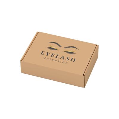 China CMYK Paper Type Eyelash Shipping Boxes with Custom Logo Lash Tweezers and Corrugated Board for sale