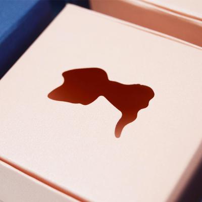 China Small Paper Full Color Printed Boxes Handmade Soap Packaging Box With Window Hole for sale
