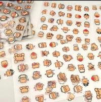 Quality Waterproof Custom Die Cut Vinyl Stickers Cute PVC Self Adhesive Label Stickers for sale