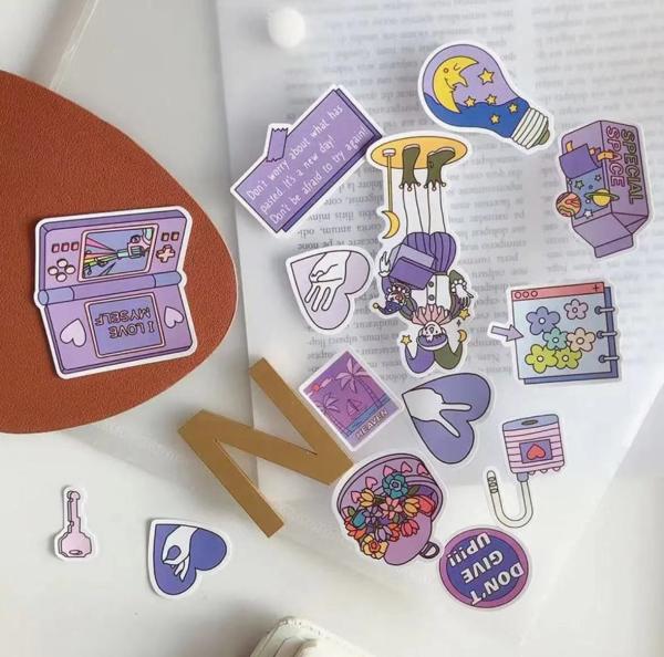 Quality Custom Printing Cartoon Self Adhesive Sticker PVC Vinyl Die Cut Waterproof for sale