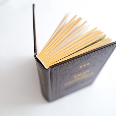 China OEM factory customizable hardcover leather binding coffee table book perfect binding offset printing service for sale