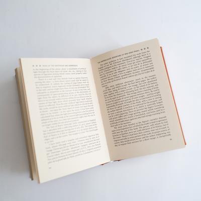 China OEM factory customizable hardcover leather binding coffee table book perfect binding offset printing service for sale