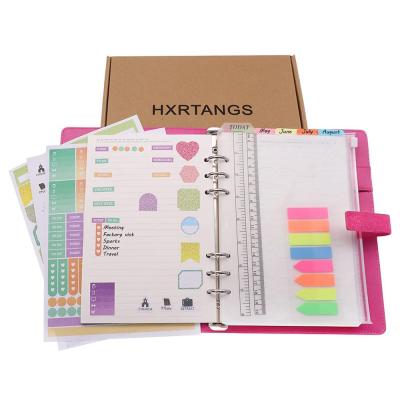 China Custom Printing Hardcover A5 Spiral Paper Notebook Diary Journal Agenda Planner Notebook for sale