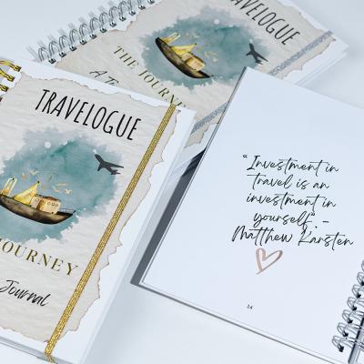 중국 공장 맞춤형 하드커버 노트북 다이어리 저널 플래너 고품질 스프링 노트 인쇄 판매용