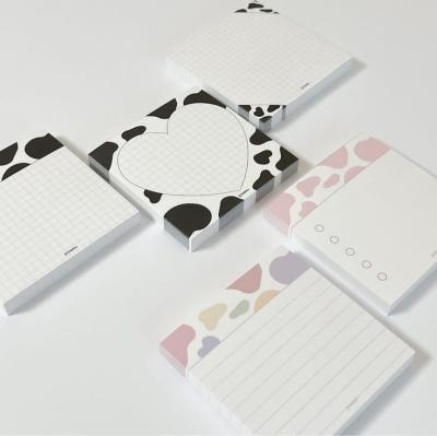 China Wholesale Cute Die Cut Sticky Notes Small Kitty Cat Shape Personalized Pop-up Note Loose Leaf Paper Kraft for Gifts Promotions for sale