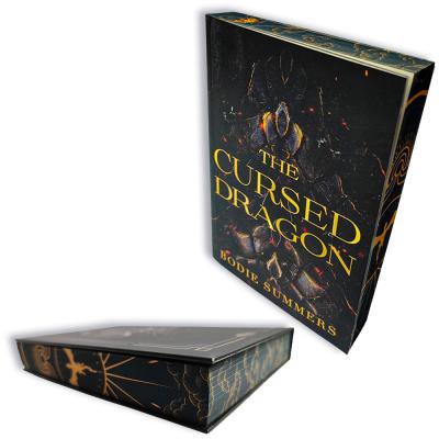 China Custom Stamping Foil Softcover Book Printing Sprayed Edges Paperback Full Color Perfect Bound Sprayed Edge Book Printing for sale