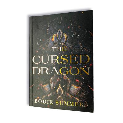 China Custom Stamping Foil Softcover Book Printing Sprayed Edges Paperback Full Color Perfect Bound Sprayed Edge Book Printing for sale