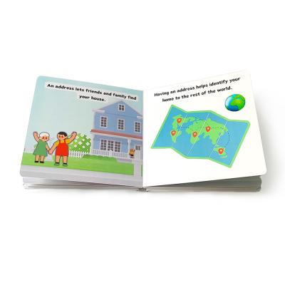 China Factory Custom High Quality Professional Board Books Printing Children's Book Board Book Printing Services for sale