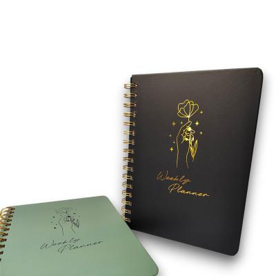 China Custom High Quality Printed Day Markers Tip Drawing Self Care Journal Weekly Planner Notebook for Students for sale