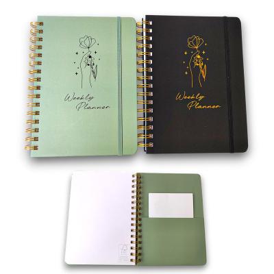 China Custom High Quality Printed Day Markers Tip Drawing Self Care Journal Weekly Planner Notebook for Students for sale