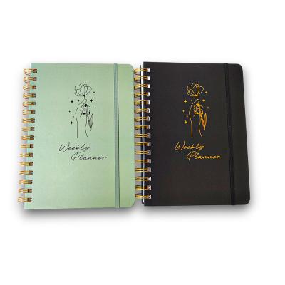 China Custom High Quality Printed Day Markers Tip Drawing Self Care Journal Weekly Planner Notebook for Students for sale