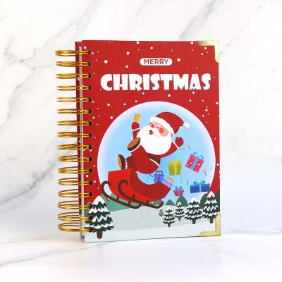 China Custom Logo Spiral Bound Notebook Journal Printing A5 Hardcover for sale