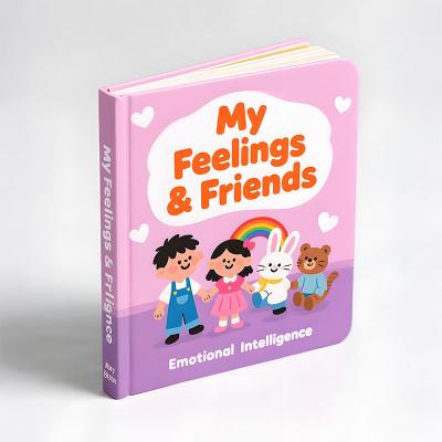 China Recyclable Paper Children Kids Baby Early Learning Educational Hardcover Books Publishing Service Custom Board Book Printing for sale