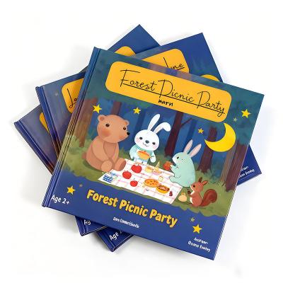 China Custom Print on Demand Book Hard Cover Children Board Books Printing Service Hardcover Child Kids Story Cardboard Books Print for sale
