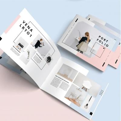 China Eco Friendly Professional Custom Printing Service Design Paper Mini Colorful Flyer Booklet Catalogue Brochure Printing for sale