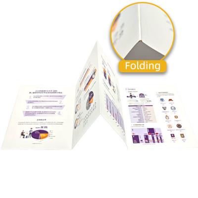 中国 ソースファクトリーのパンフレット オンデマンド印刷 リーフレット チラシ ビラ 販売のため