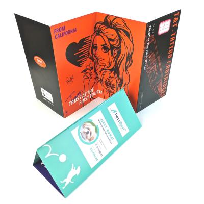 中国 ソースファクトリーのパンフレット オンデマンド印刷 リーフレット チラシ ビラ 販売のため