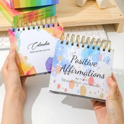 China Custom Daily Calendars 2026 Personalized 365 Days Perpetual Calendar Printing with Gift Box for sale