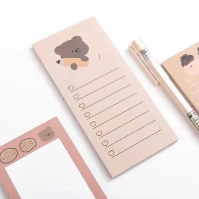 China 2025 Custom Wholesale Calendar Agenda Pupil Stationery Office Supplies Kawaii Printing Memo Pad Notepad Daily Planner Notepad for sale