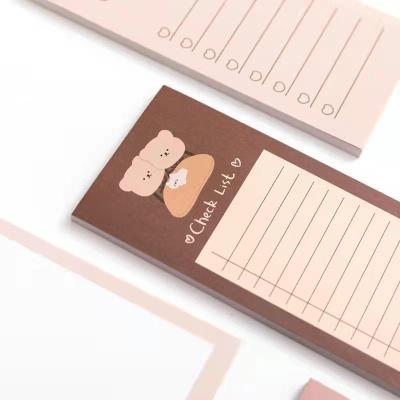 China 2025 Custom Wholesale Calendar Agenda Pupil Stationery Office Supplies Kawaii Printing Memo Pad Notepad Daily Planner Notepad for sale