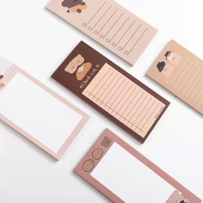 China 2025 Custom Wholesale Calendar Agenda Pupil Stationery Office Supplies Kawaii Printing Memo Pad Notepad Daily Planner Notepad for sale