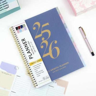 中国 カスタム印刷 スパイラル紙 ノートブック 日記 日記 日記 日記 日記 週刊 月刊 企画者 プランナー ノートブック 販売のため
