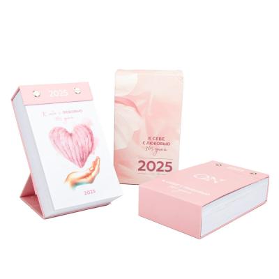 China 365 Days Desktop Desk Calendar Mini Stand Calendar Custom Printing for sale