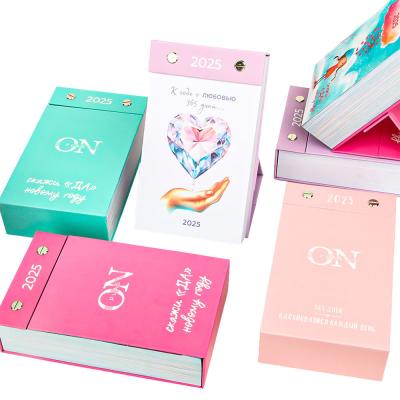 China 365 Days Desktop Desk Calendar Mini Stand Calendar Custom Printing for sale