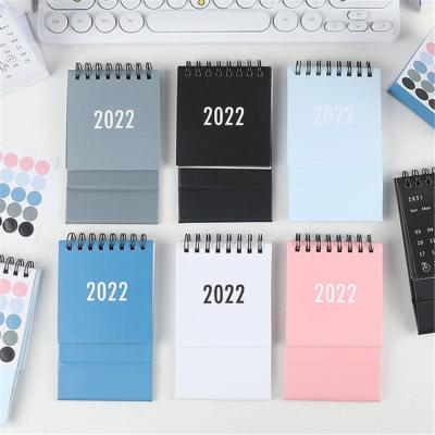China Wholesale Custom Small Size Spiral Binding Daily Inspirational Quotes Table Desk Calendars Printing Desktop Calendar for sale