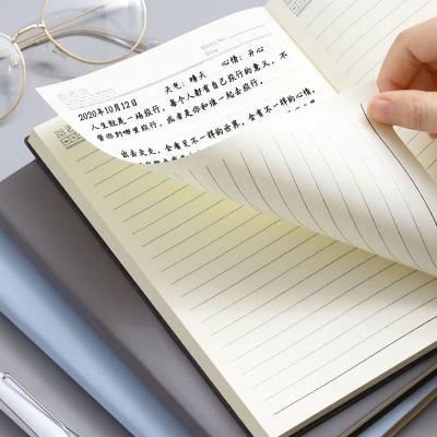 China Custom Office School Supplies A5 Diary Colorful PU Leather Soft Cover A5 Student Book Diary Notebook for sale